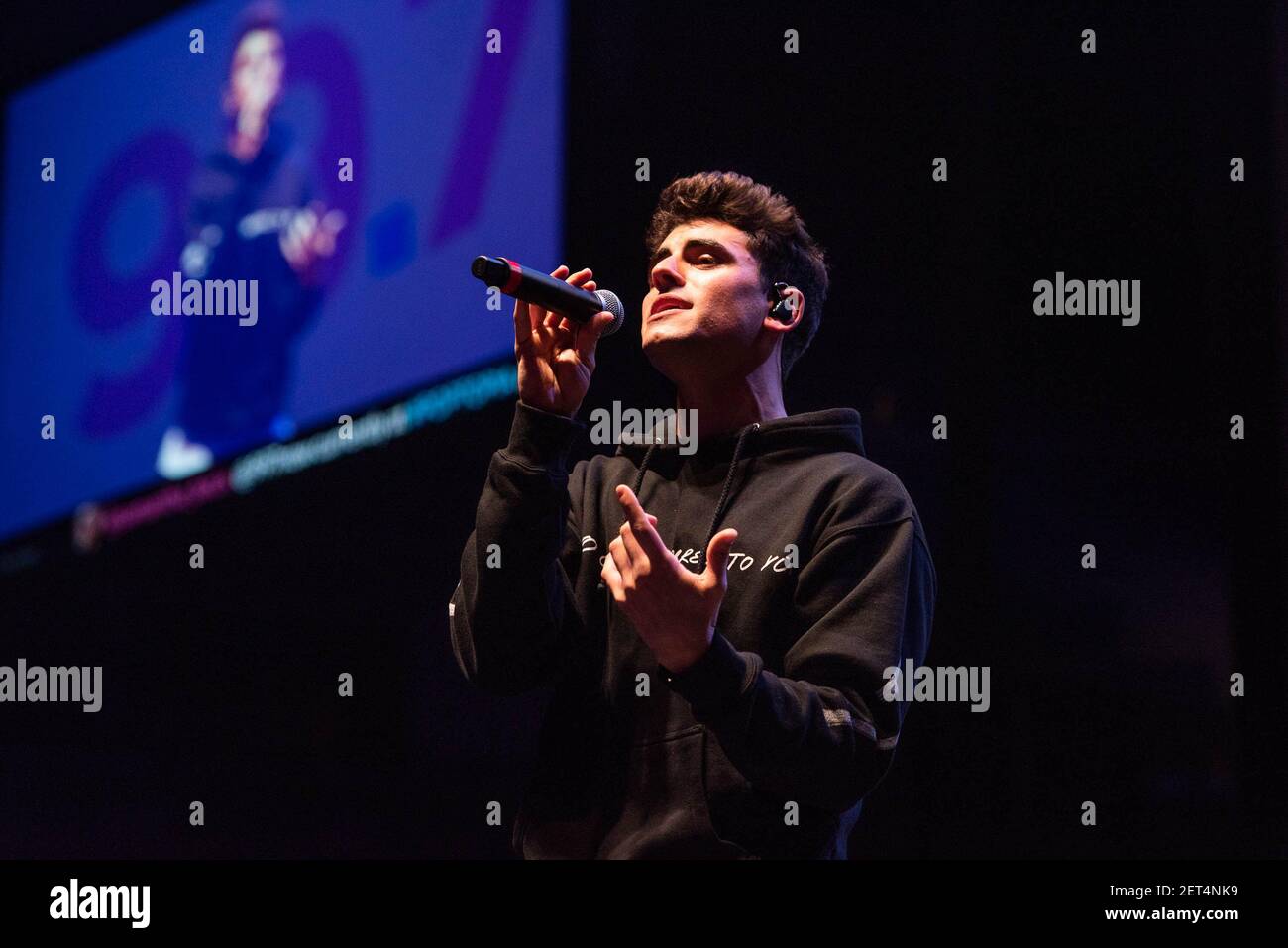 SAN JOSE, CA - DECEMBER 1: Jack Gilinsky of Jack and Jack performs ...
