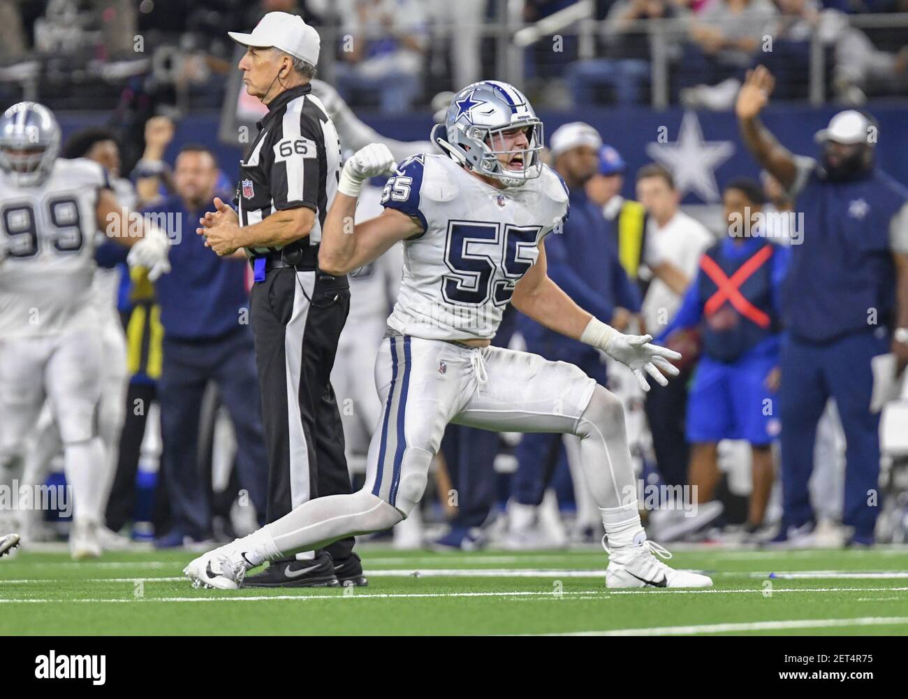 November 29, 2018: Dallas Cowboys outside linebacker Leighton Vander ...