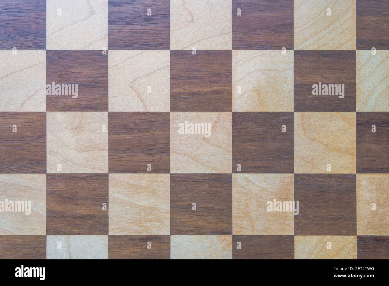 A top view of a wooden chessboard Stock Photo - Alamy