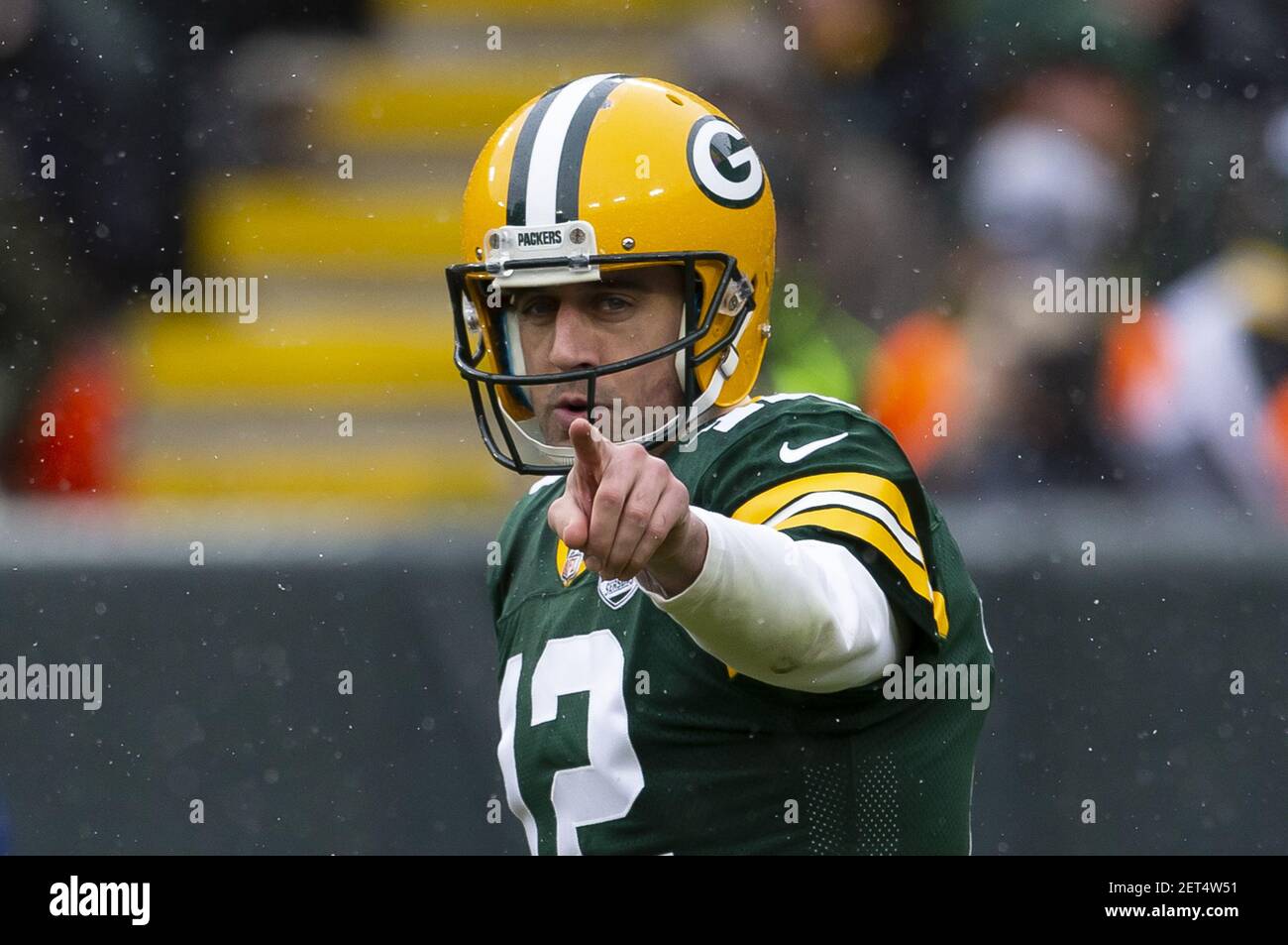 December 2, 2018: Green Bay Packers quarterback Aaron Rodgers #12 calls ...
