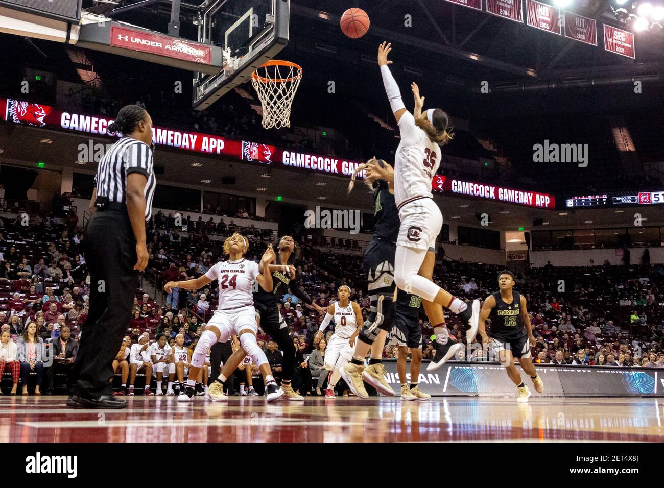 December 2, 2018: South Carolina Gamecocks forward Alexis Jennings (35 ...
