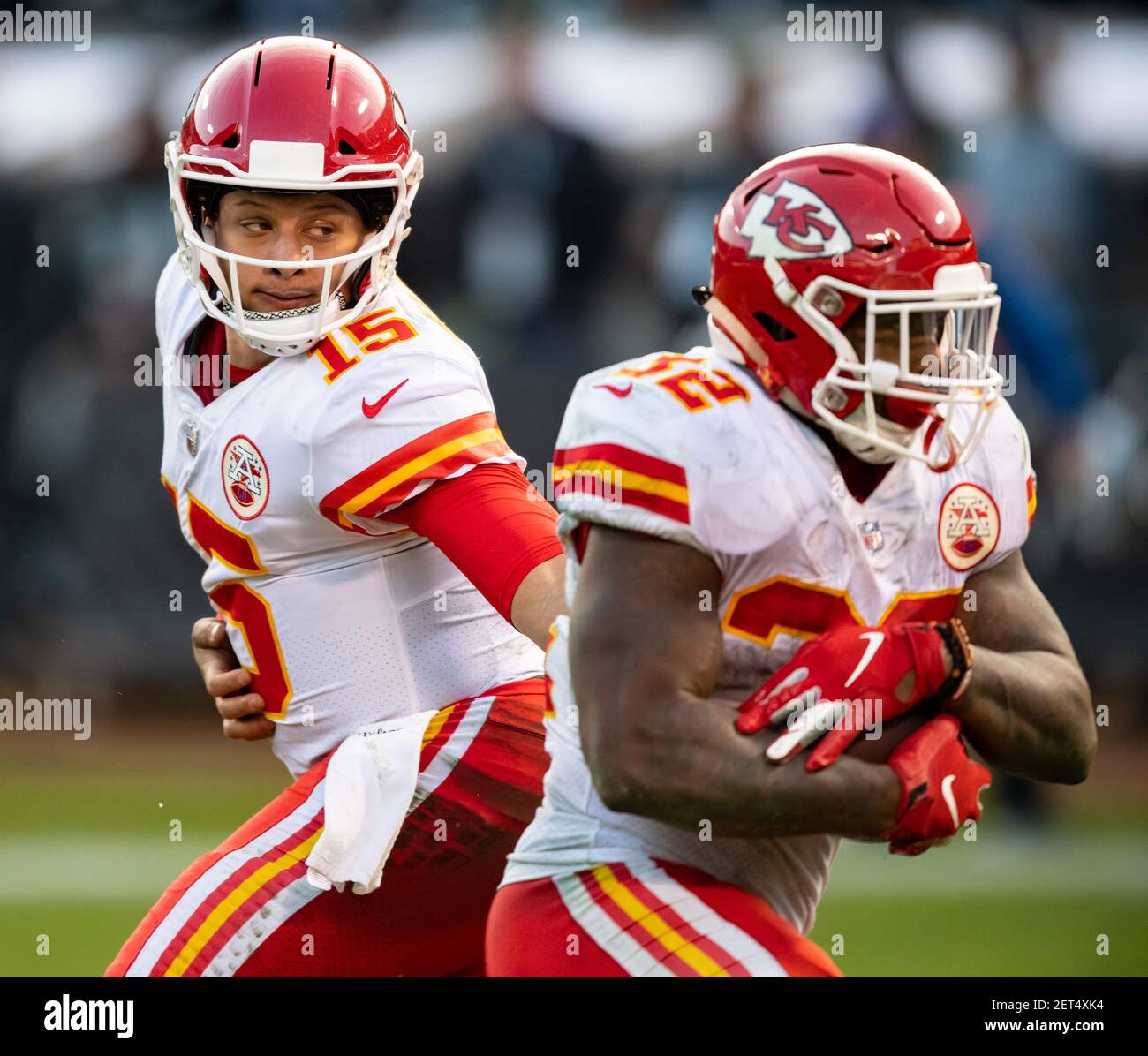 December 02, 2018: Kansas City Chiefs quarterback Patrick Mahomes (15 ...
