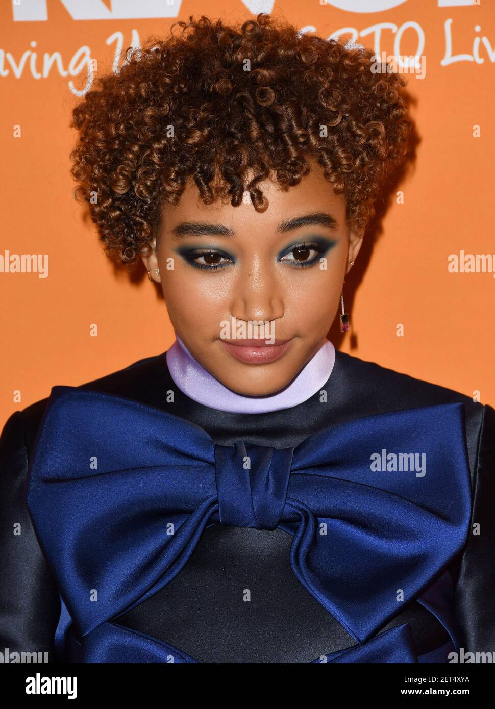 Amandla Stenberg arrives at The Trevor Project's 2018 TrevorLIVE LA ...