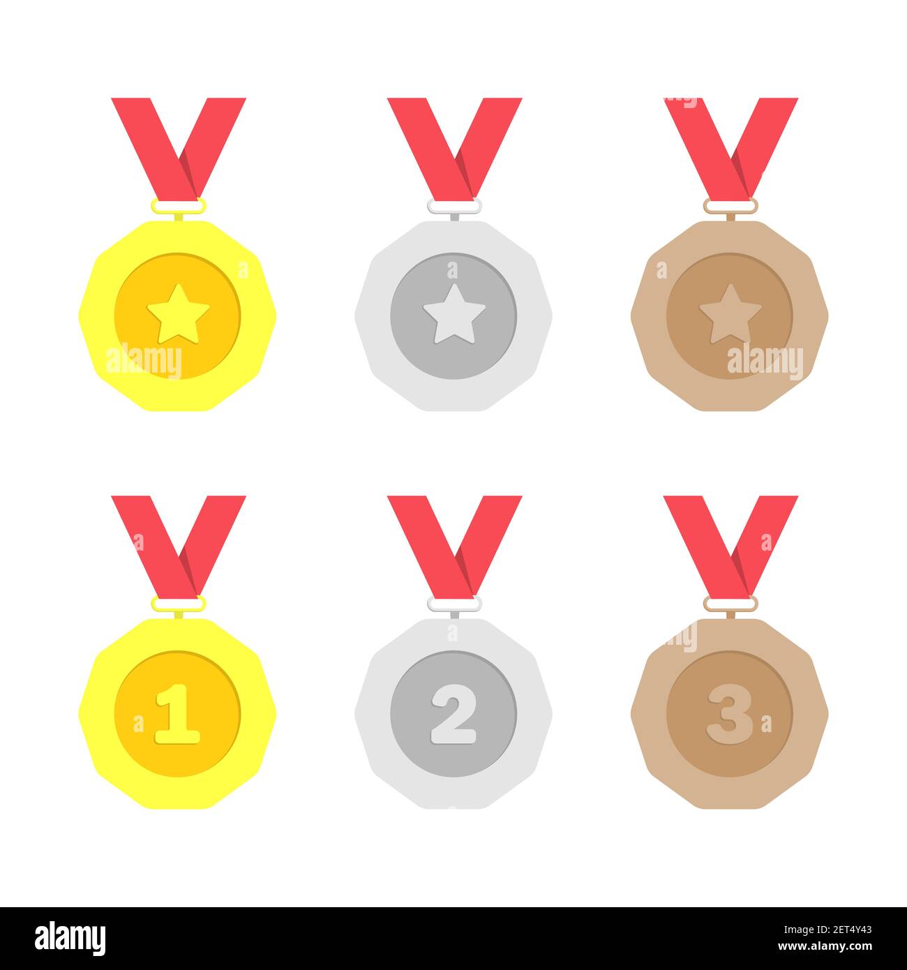 Medal set, great design for any purposes Stock Vector Image & Art - Alamy