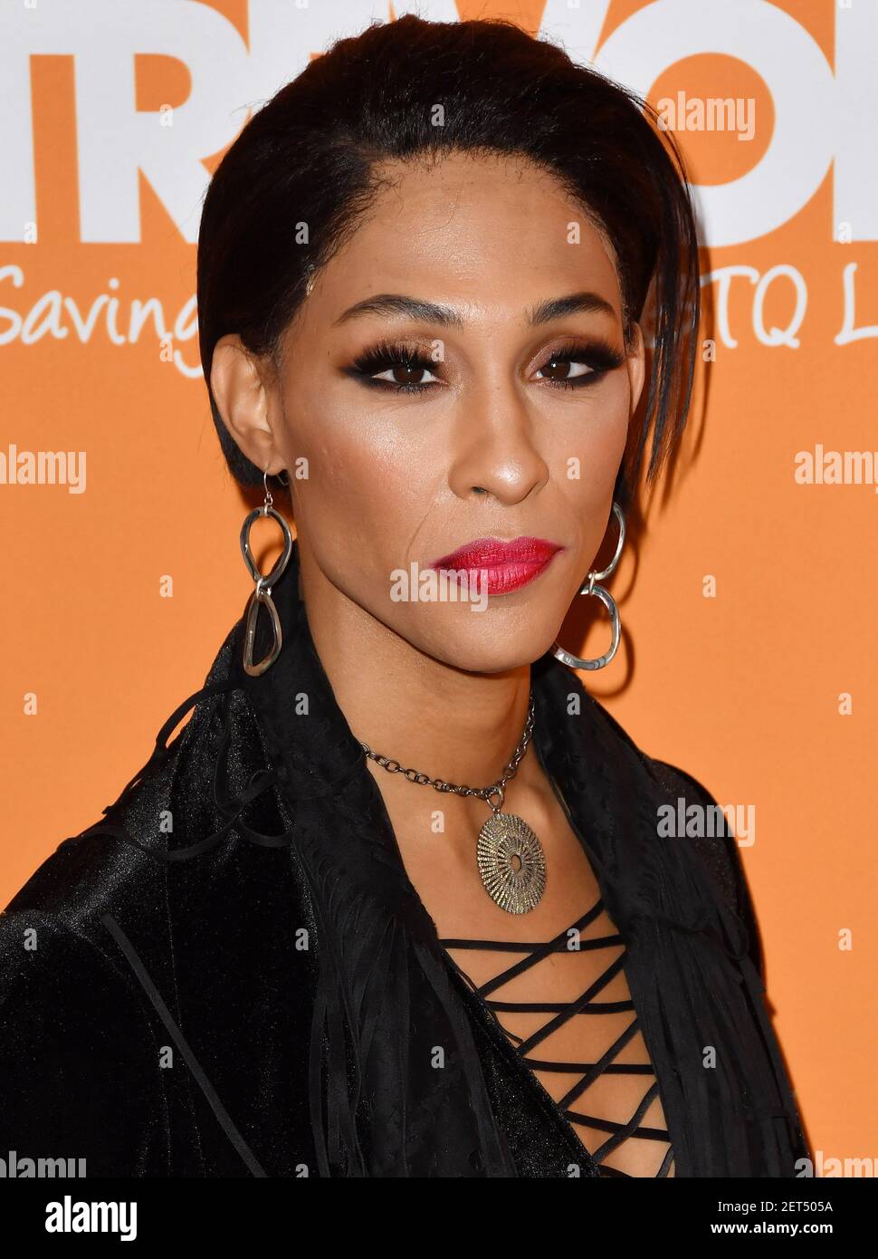 Mj Rodriguez arrives at The Trevor Project's 2018 TrevorLIVE LA Gala ...