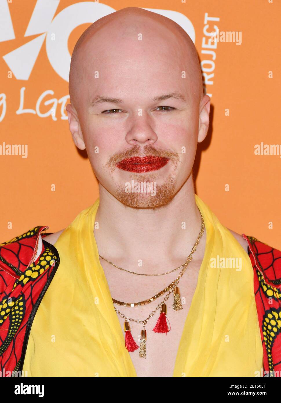 Sam Brinton arrives at The Trevor Project's 2018 TrevorLIVE LA Gala ...