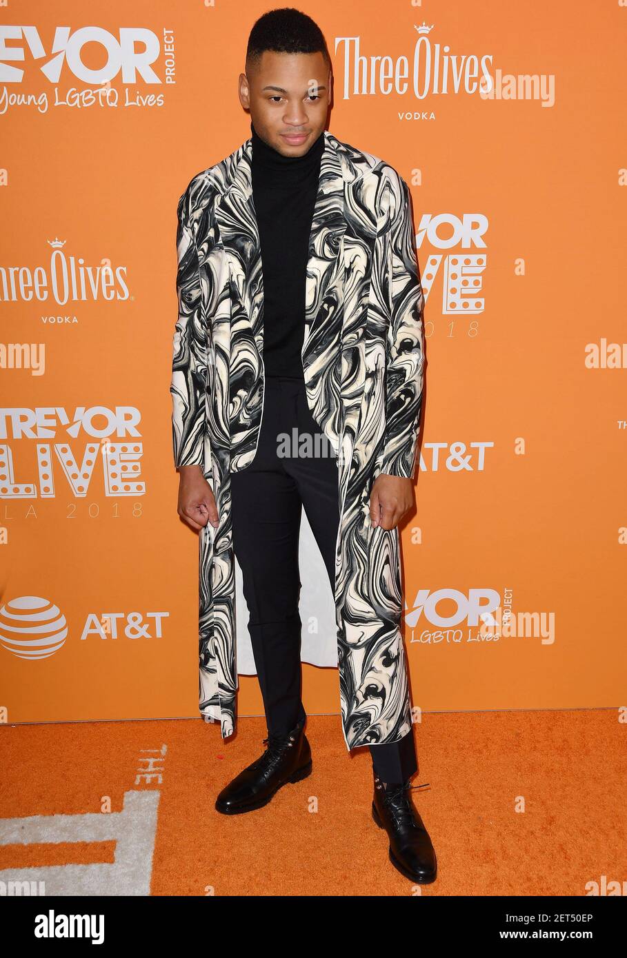 Ryan Jamaal Swain arrives at The Trevor Project's 2018 TrevorLIVE LA ...