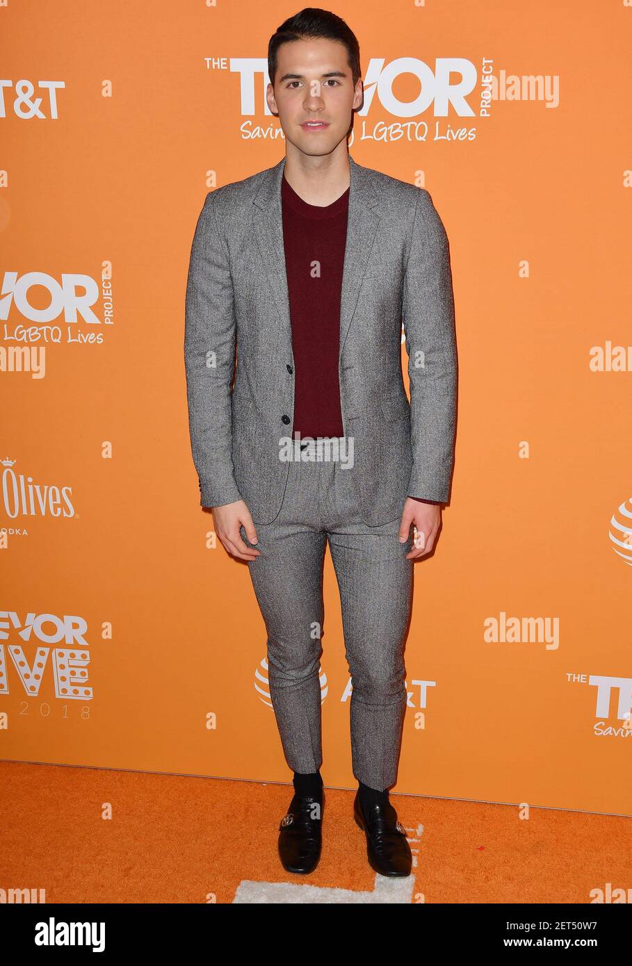 Raymond Braun arrives at The Trevor Project's 2018 TrevorLIVE LA Gala ...