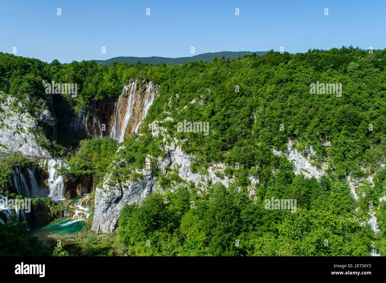 The Veliki Slap Waterfall in Plitvice Lakes National Park, Croatia ...