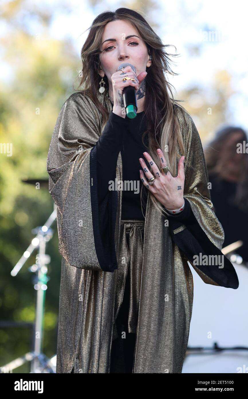 Singer Dorothy performs onstage at the One Love Malibu Festival Benefit ...
