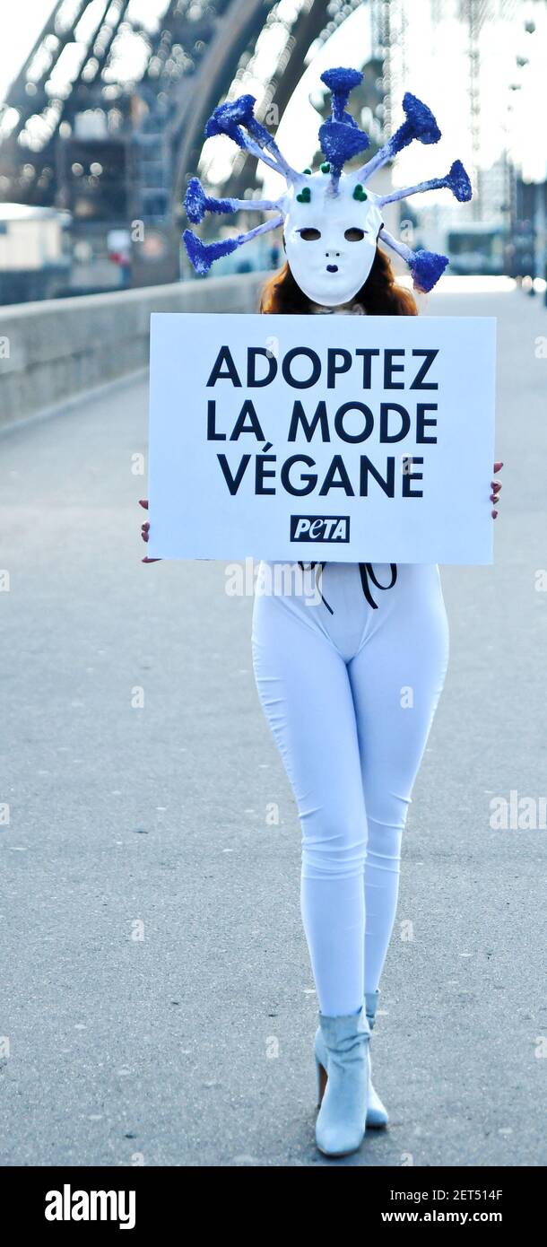 The activist group PETA organized an action against animal exploitation ...