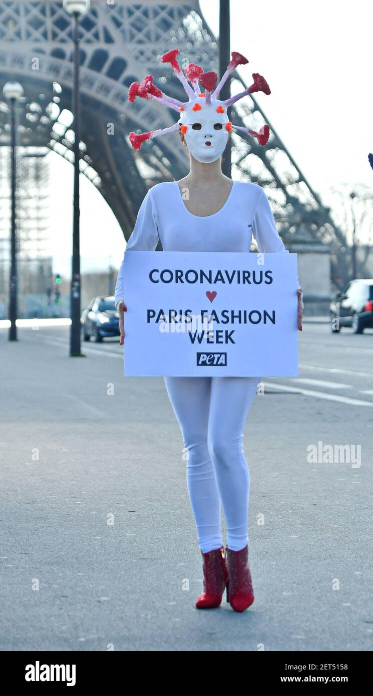 The activist group PETA organized an action against animal exploitation ...