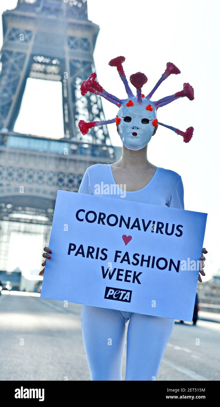 The activist group PETA organized an action against animal exploitation ...