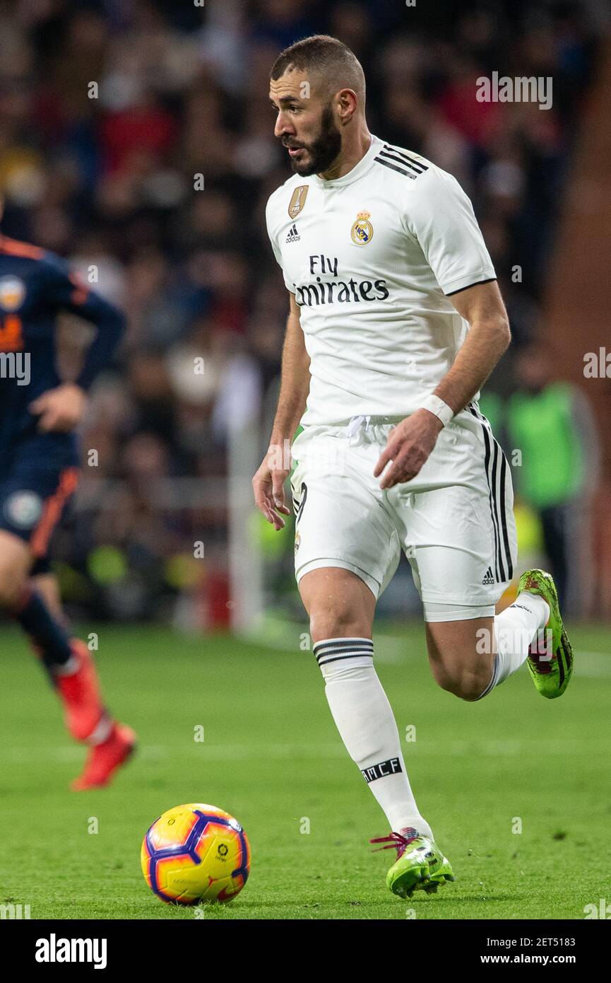Karim Benzema of Real Madrid during the match between Real Madrid vs ...