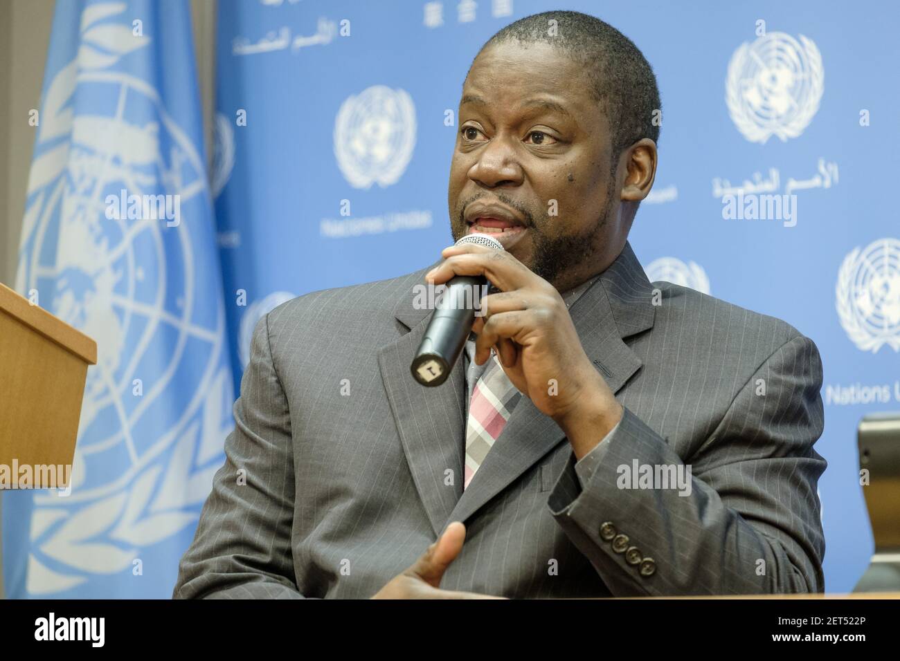 Actor Daryl “Chill” Mitchell is seen during a United Nations press ...