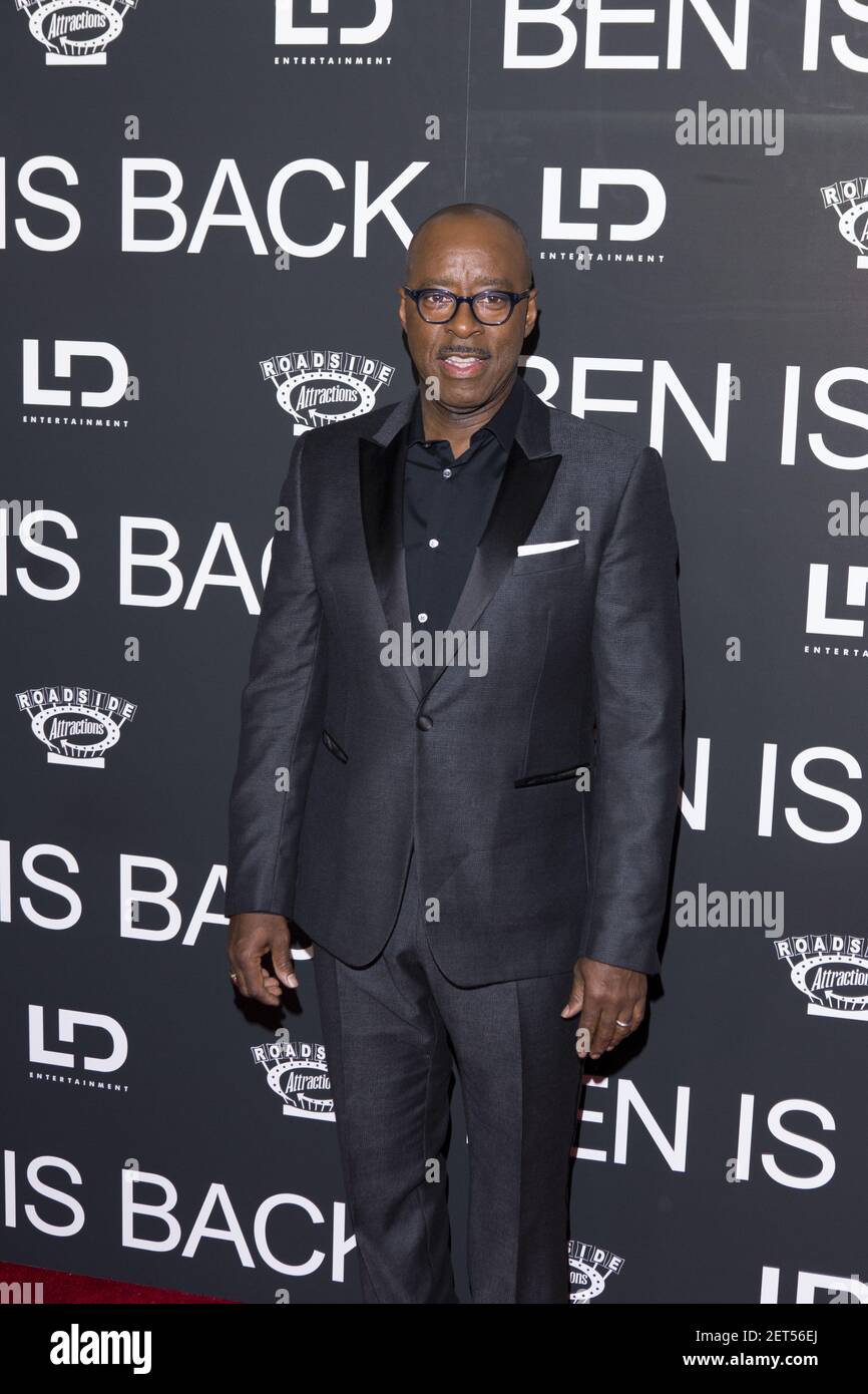 Actor Courtney B Vance attending the New York premiereof Ben is back at ...
