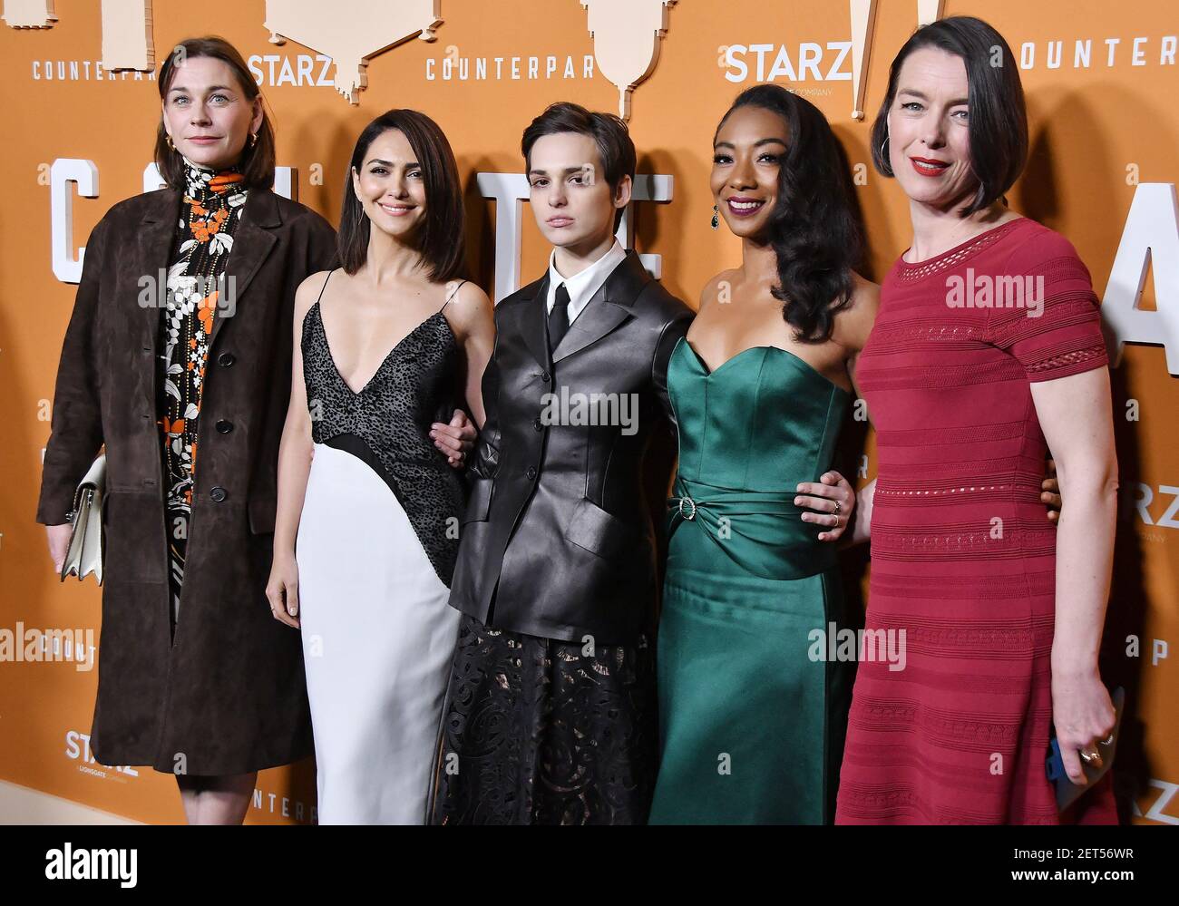 (L-R) "Counterpart" Cast - Christiane Paul, Nazanin Boniadi, Sara ...