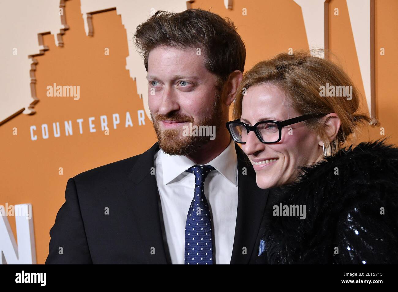 (L-R) Samuel Roukin and Caitlin Roukin at the Starz's "Counterpart ...