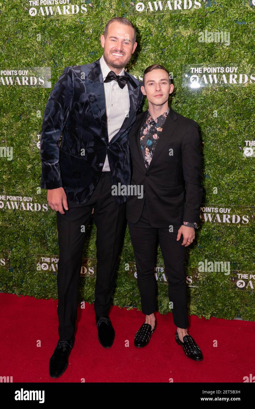 Brian Kelly and Adam Rippon attend The Points Guy Awards held at the ...