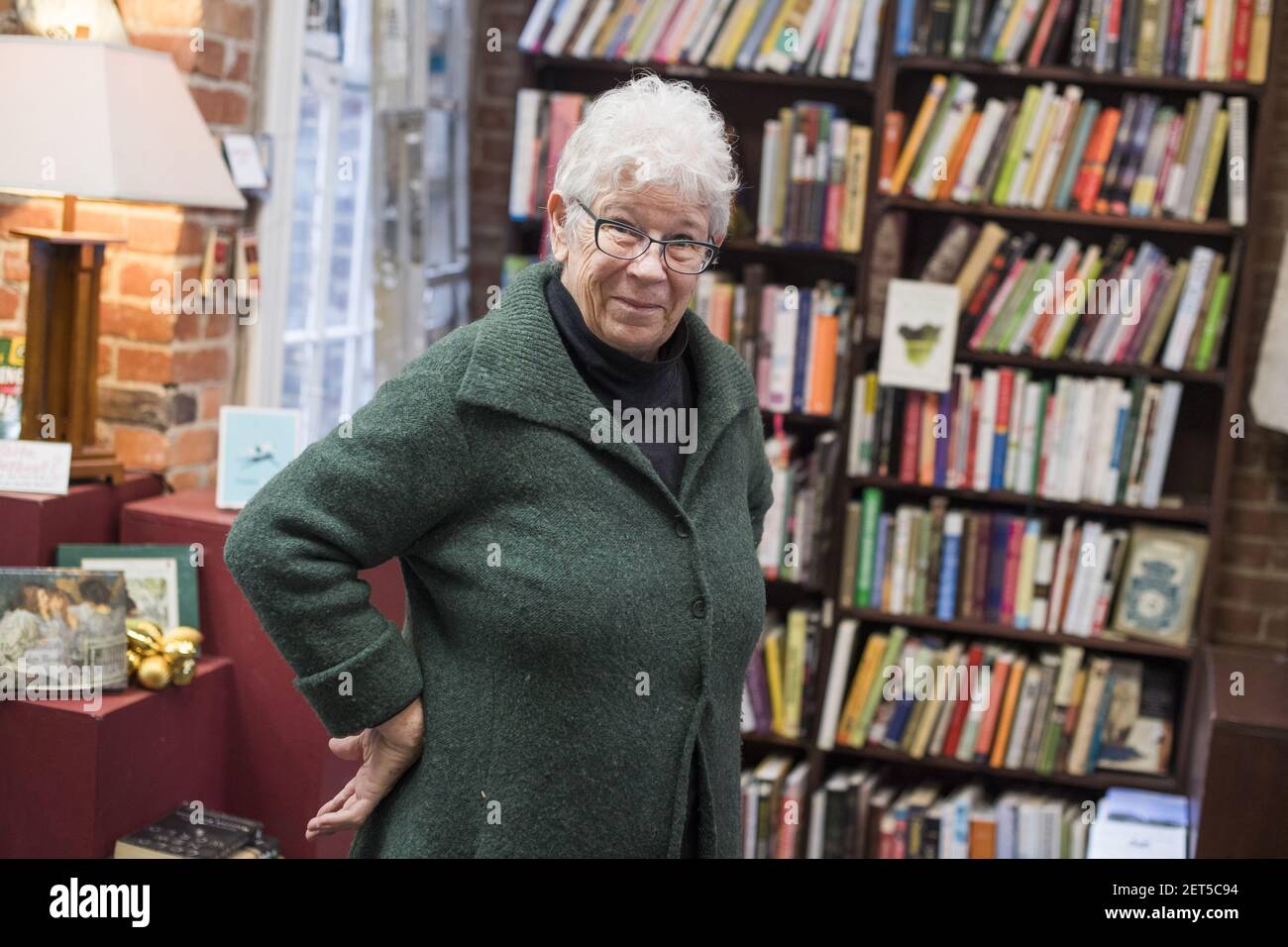 UNITED STATES - DECEMBER 4: Nicky Cymrot, owner of Riverby Books, which ...