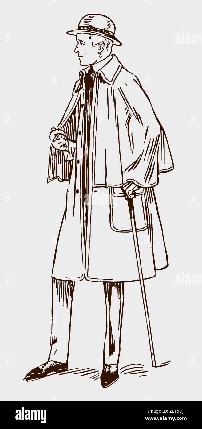 Inverness cape clothing hi-res stock photography and images - Alamy