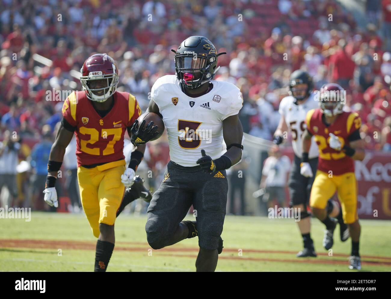 October 27, 2018 Arizona State Sun Devils running back Eno Benjamin (3 ...
