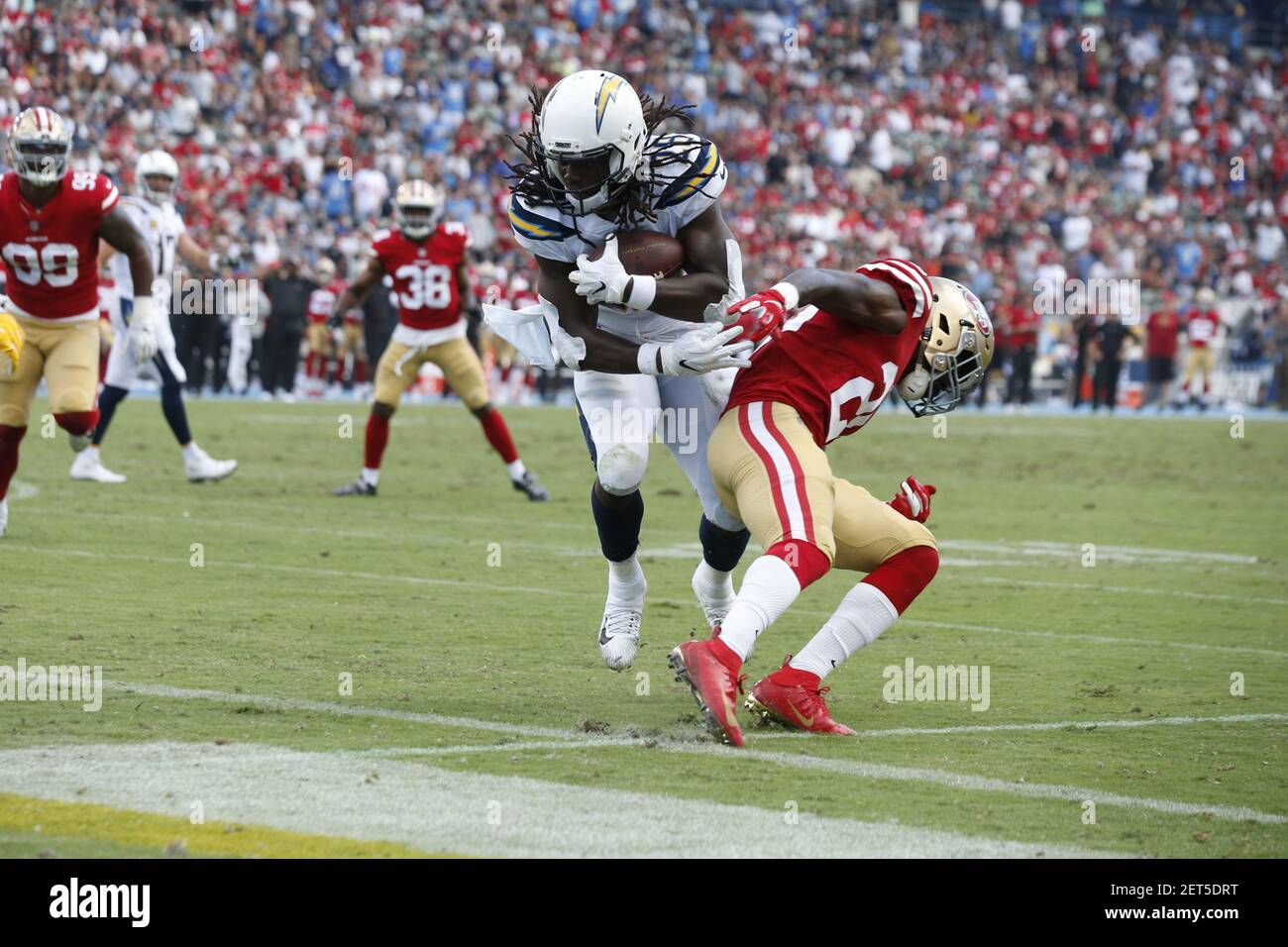 September 30, 2018 Los Angeles Chargers running back Melvin Gordon (28 ...