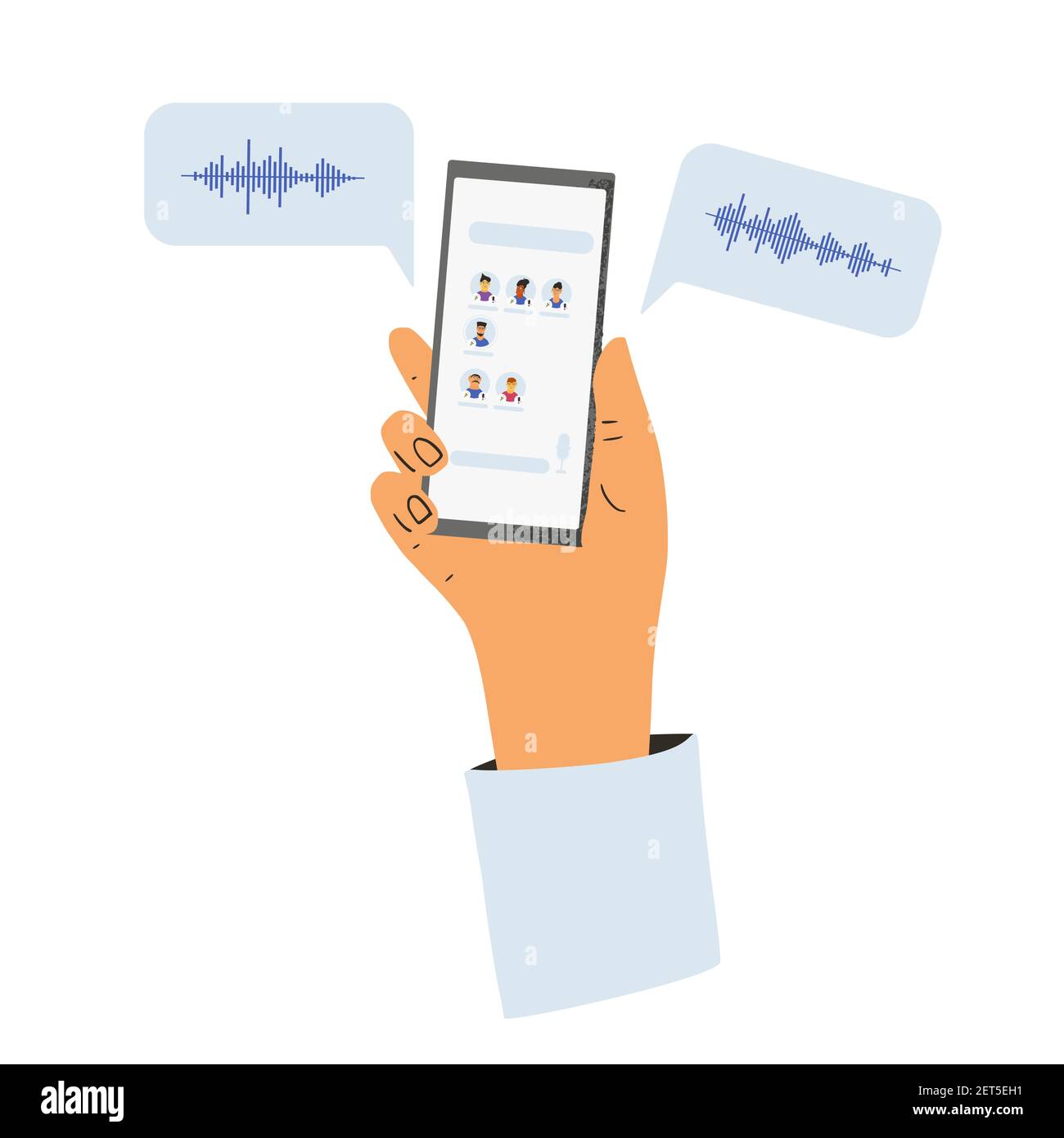 Clubhouse chat app Stock Vector Images - Alamy