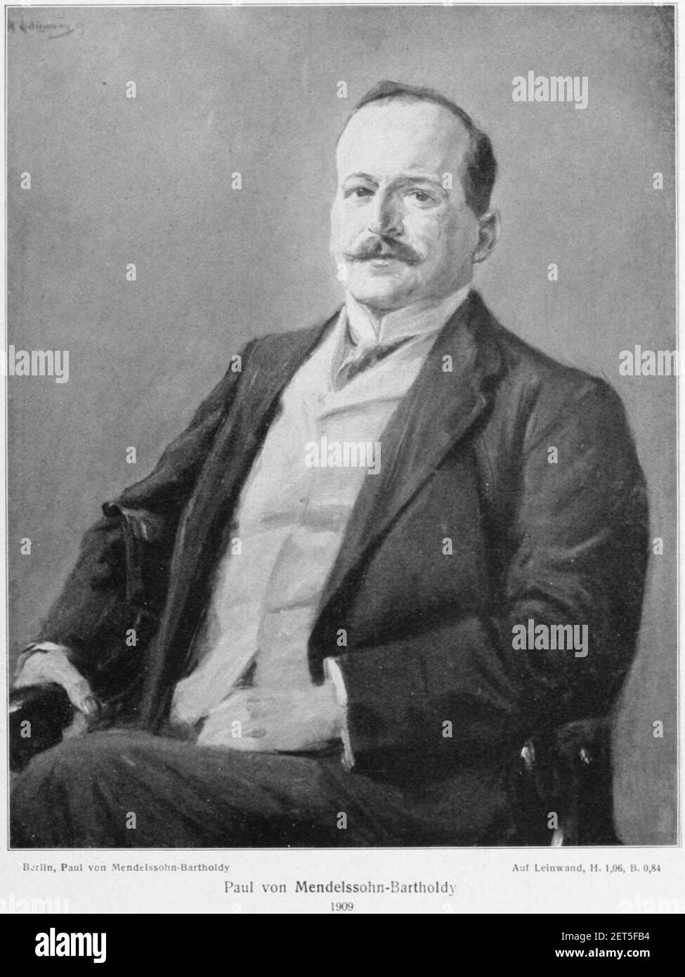 Paul v Mendelssohn-Bartholdy 1909 M.L Stock Photo - Alamy
