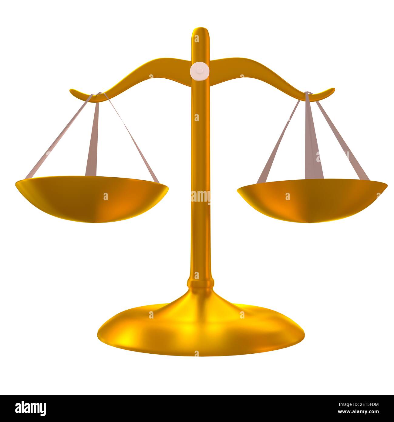 3D illustration of golden scales, isolated on white Stock Photo - Alamy