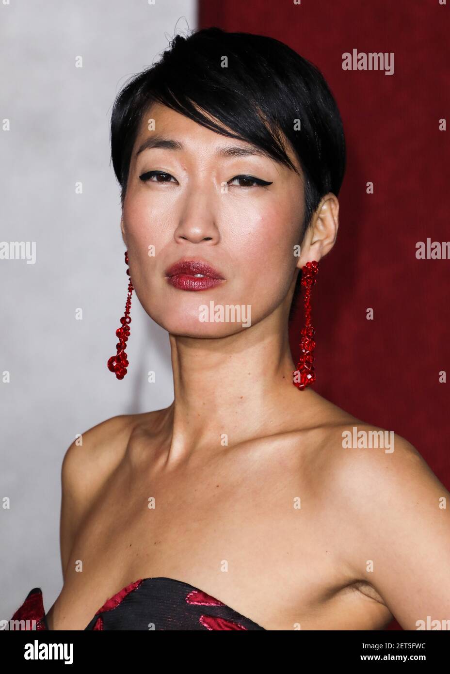 WESTWOOD, LOS ANGELES, CA, USA - DECEMBER 05: Singer Jihae Kim arrives ...