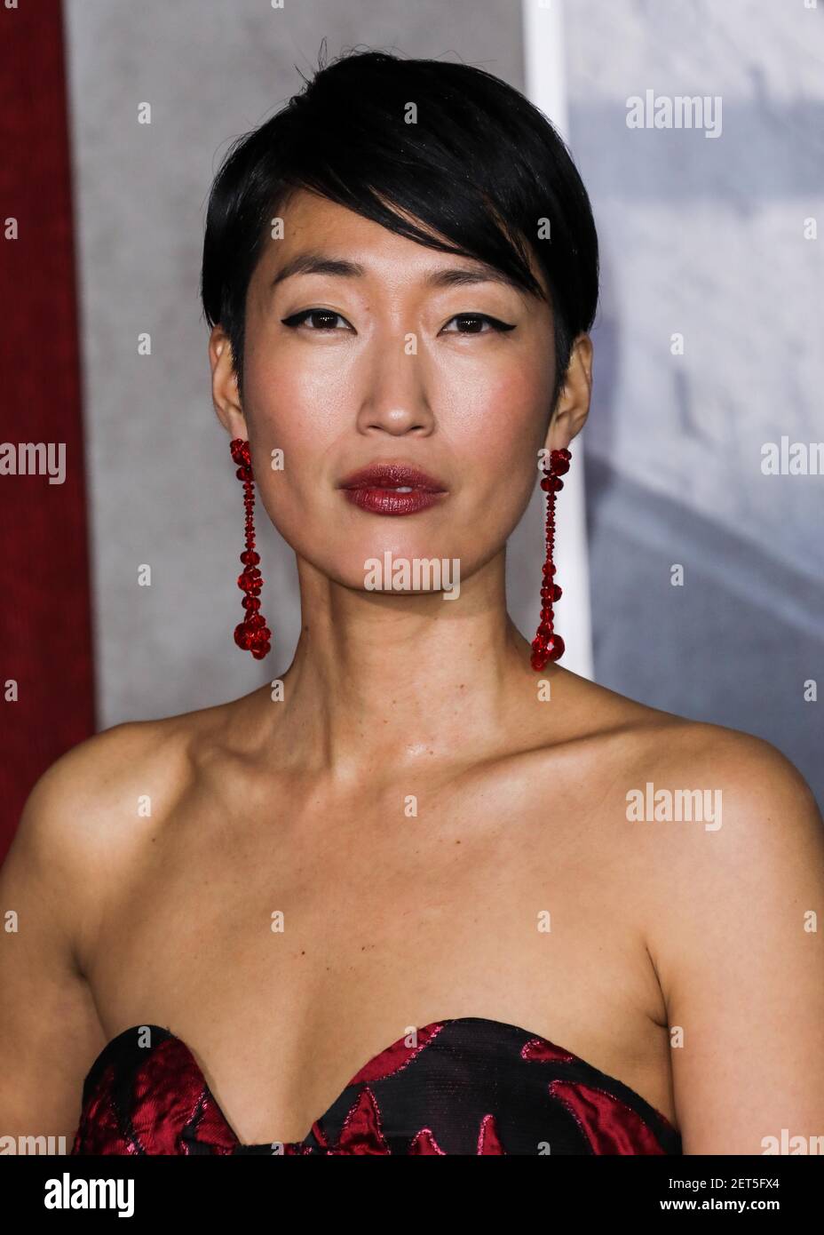 WESTWOOD, LOS ANGELES, CA, USA - DECEMBER 05: Singer Jihae Kim arrives ...