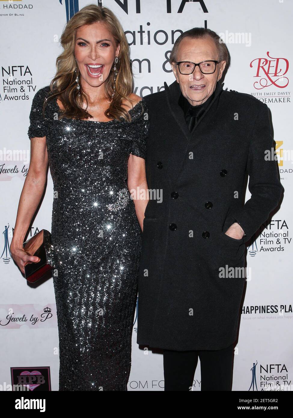 LOS ANGELES, CA, USA - DECEMBER 05: Shawn King, Larry King arrive at ...