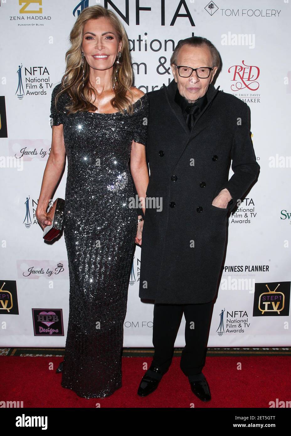 LOS ANGELES, CA, USA - DECEMBER 05: Shawn King, Larry King arrive at ...
