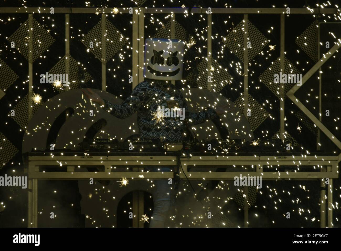 Marshmello (aka Christopher Comstock), electronic music producer and DJ ...