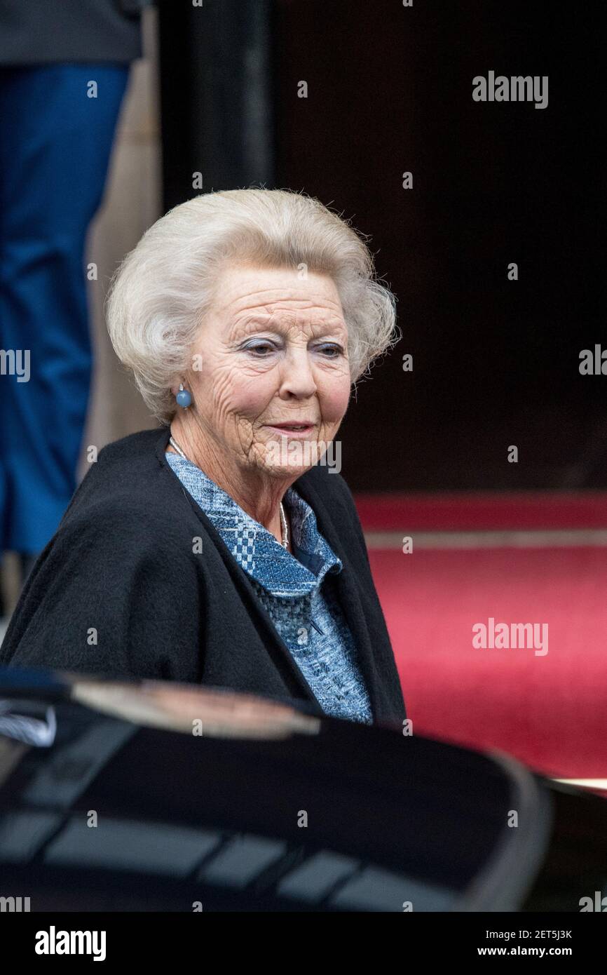 Princess Beatrix during the arrival for Prince Claus award 2018 at the ...