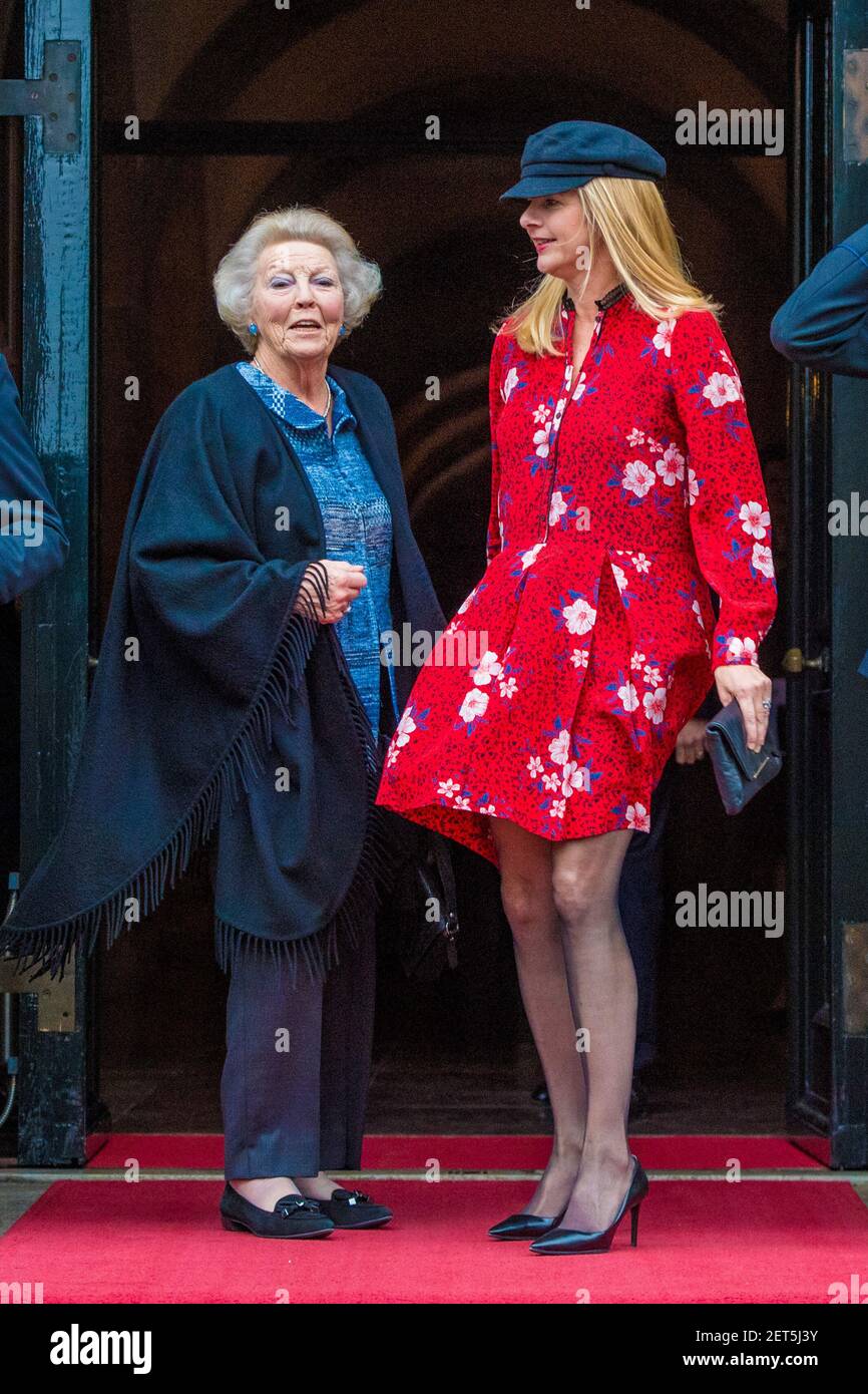 Princess Beatrix and Princess Mabel of the Netherlands during the ...