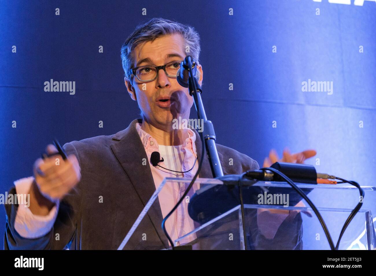 Chris Wiggins, Chief Data Scientist at the New York Times, is seen ...