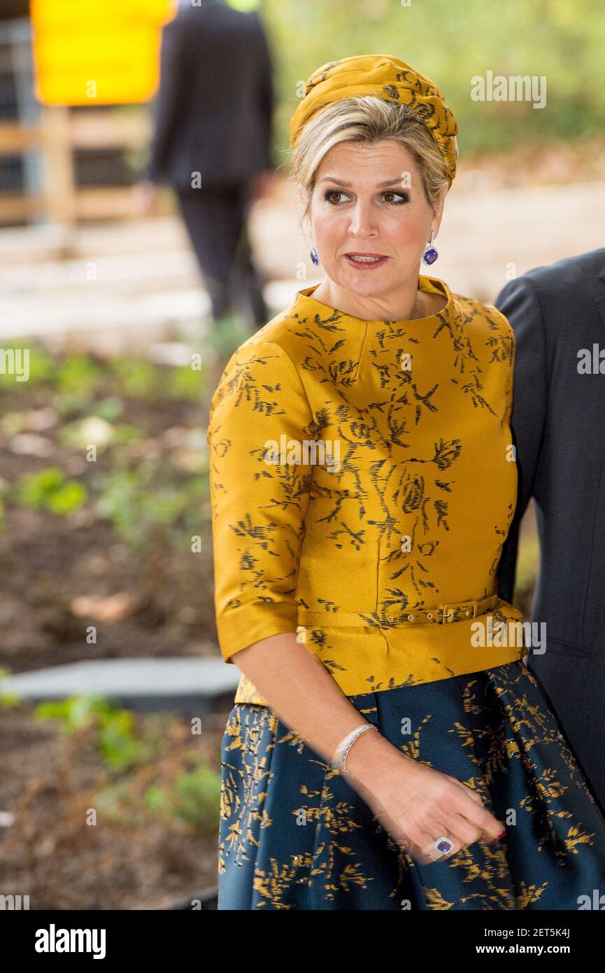 Queen Maxima of the Netherlands attends the opening of the new office ...