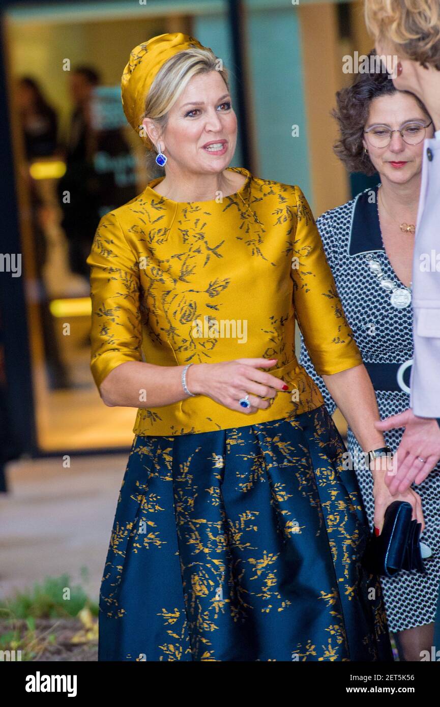 Queen Maxima of the Netherlands attends the opening of the new office ...
