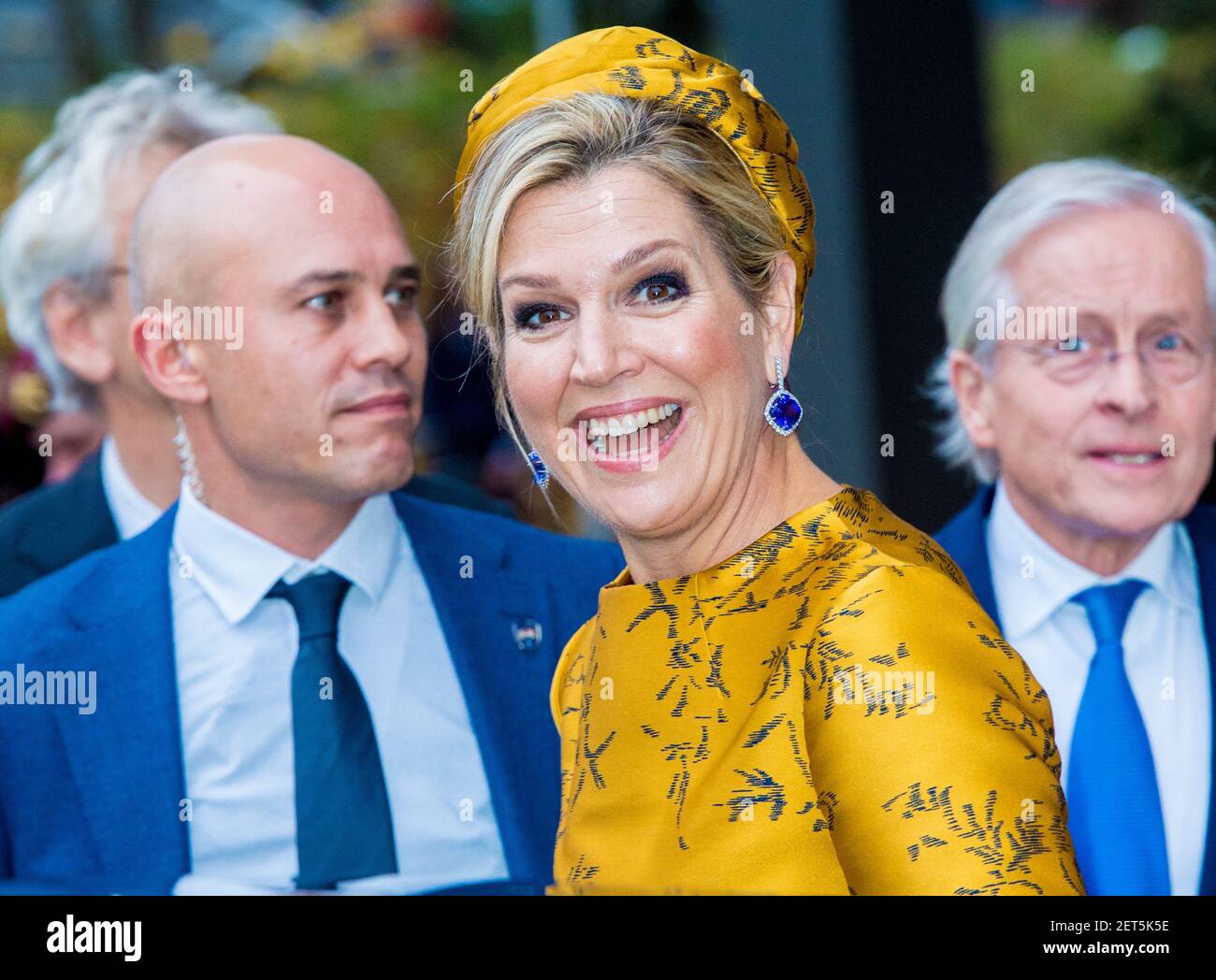 Queen Maxima of the Netherlands attends the opening of the new office ...