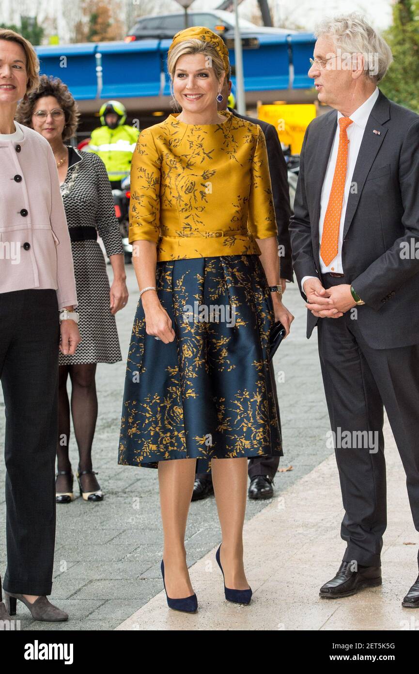 Queen Maxima of the Netherlands attends the opening of the new office ...