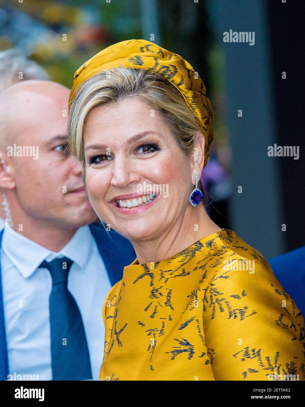 Queen Maxima of the Netherlands attends the opening of the new office ...