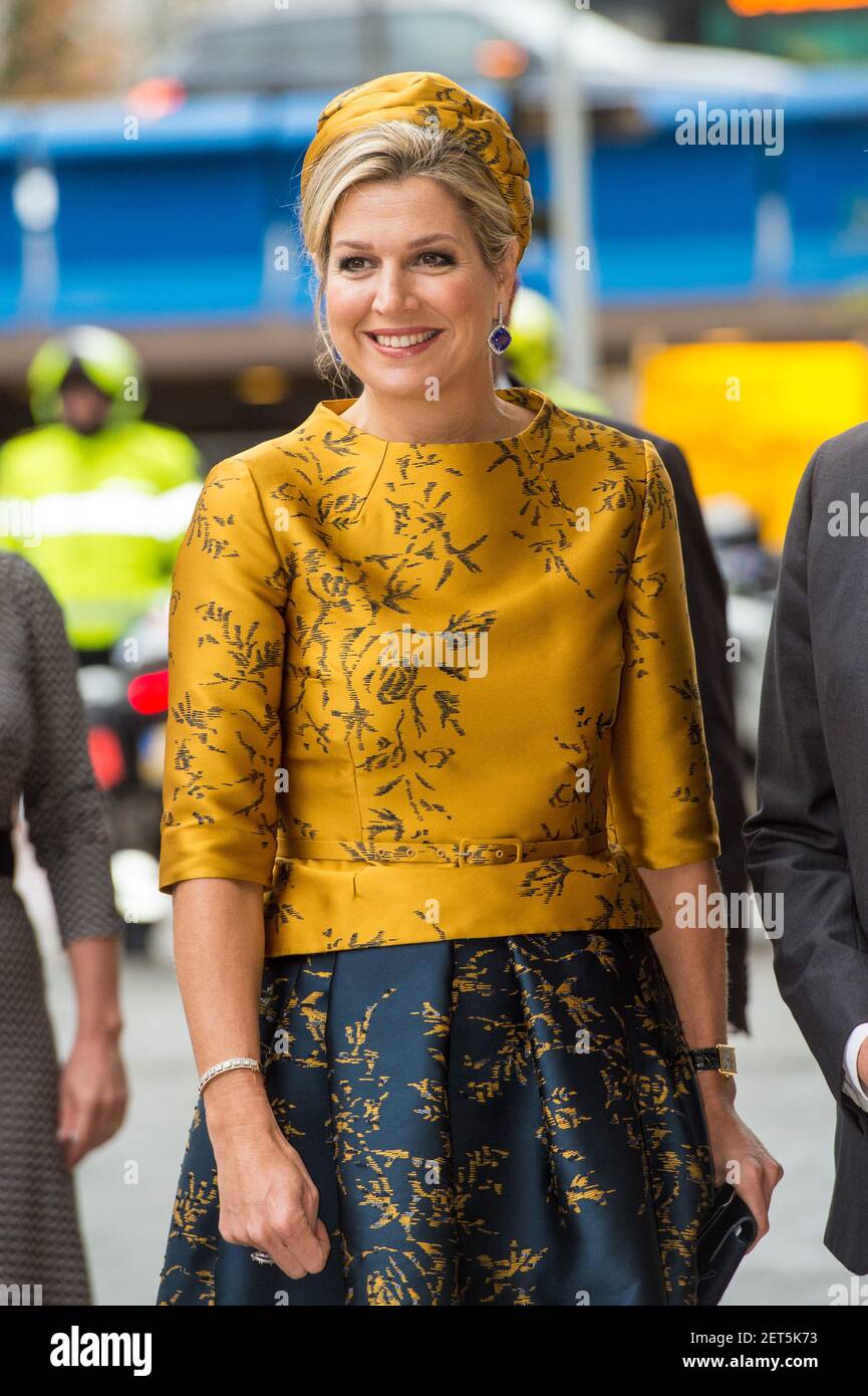 Queen Maxima of the Netherlands attends the opening of the new office ...