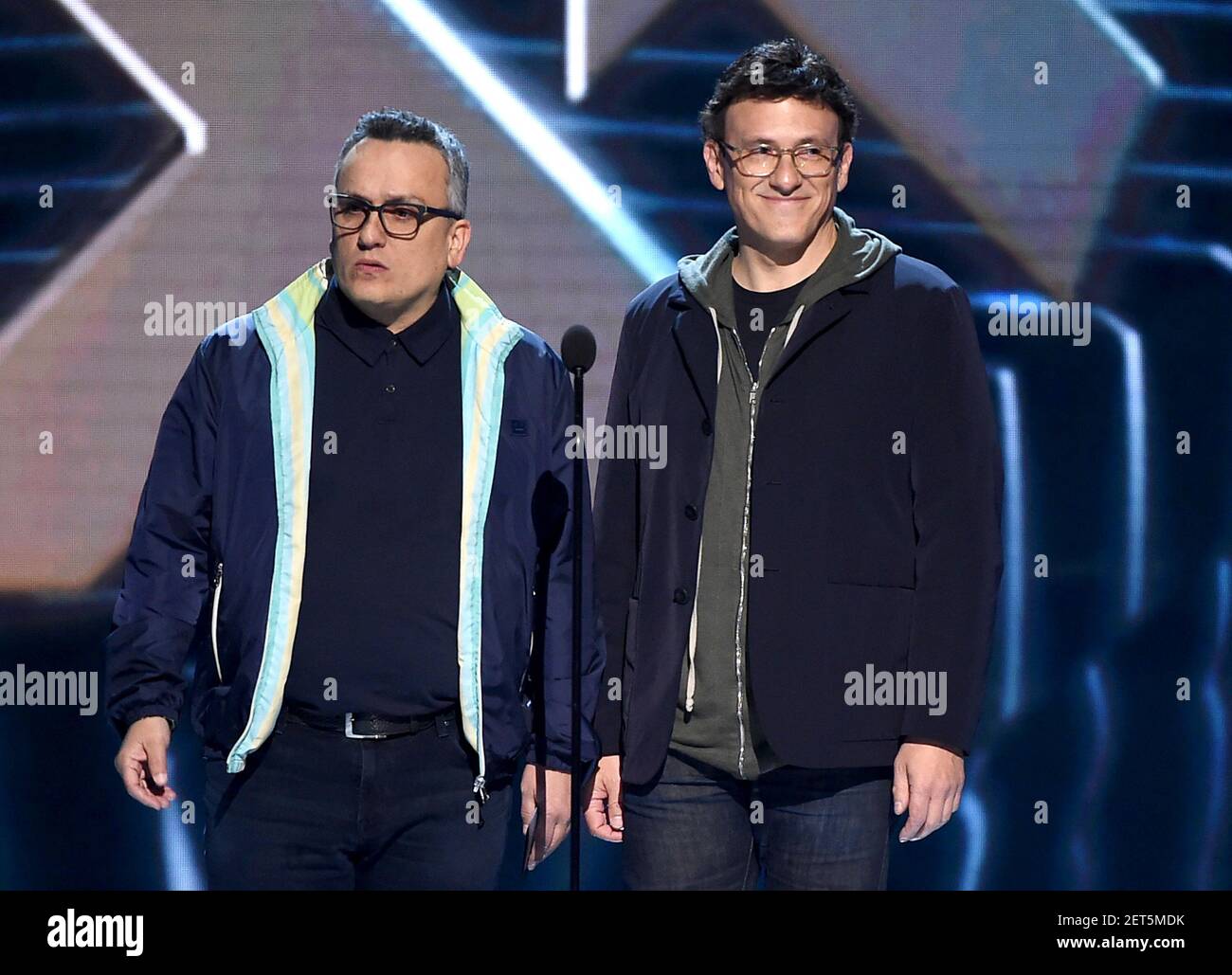 LOS ANGELES - DECEMBER 6: Presenters Joe Russo and Anthony Russo appear ...