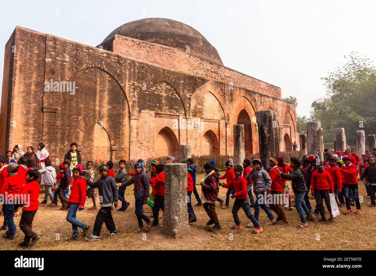 Malda, West Bengal, India - January 2018: The exterior facade of the ...