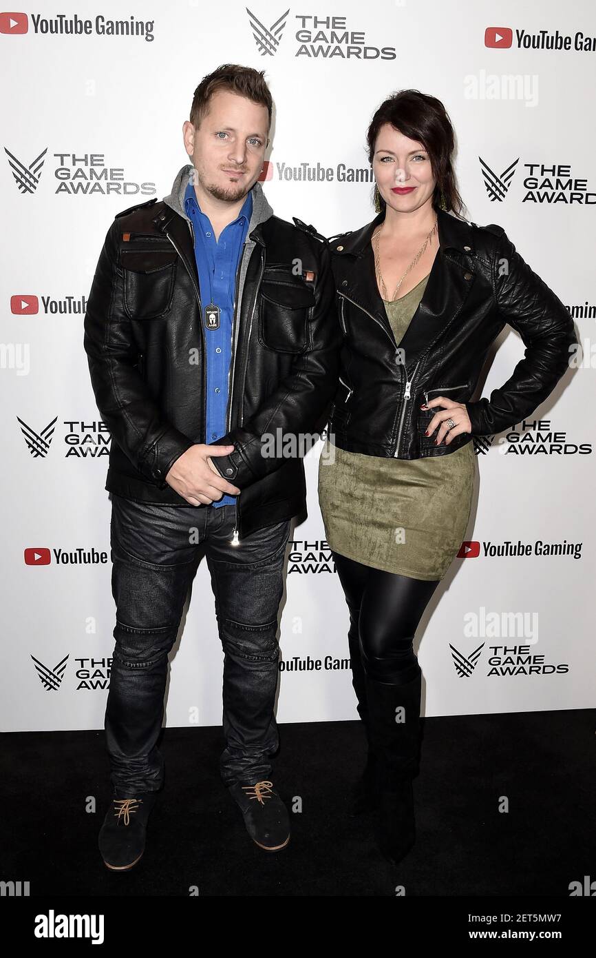 LOS ANGELES - DECEMBER 6: Elias Toufexis and Michelle Boback attend the ...