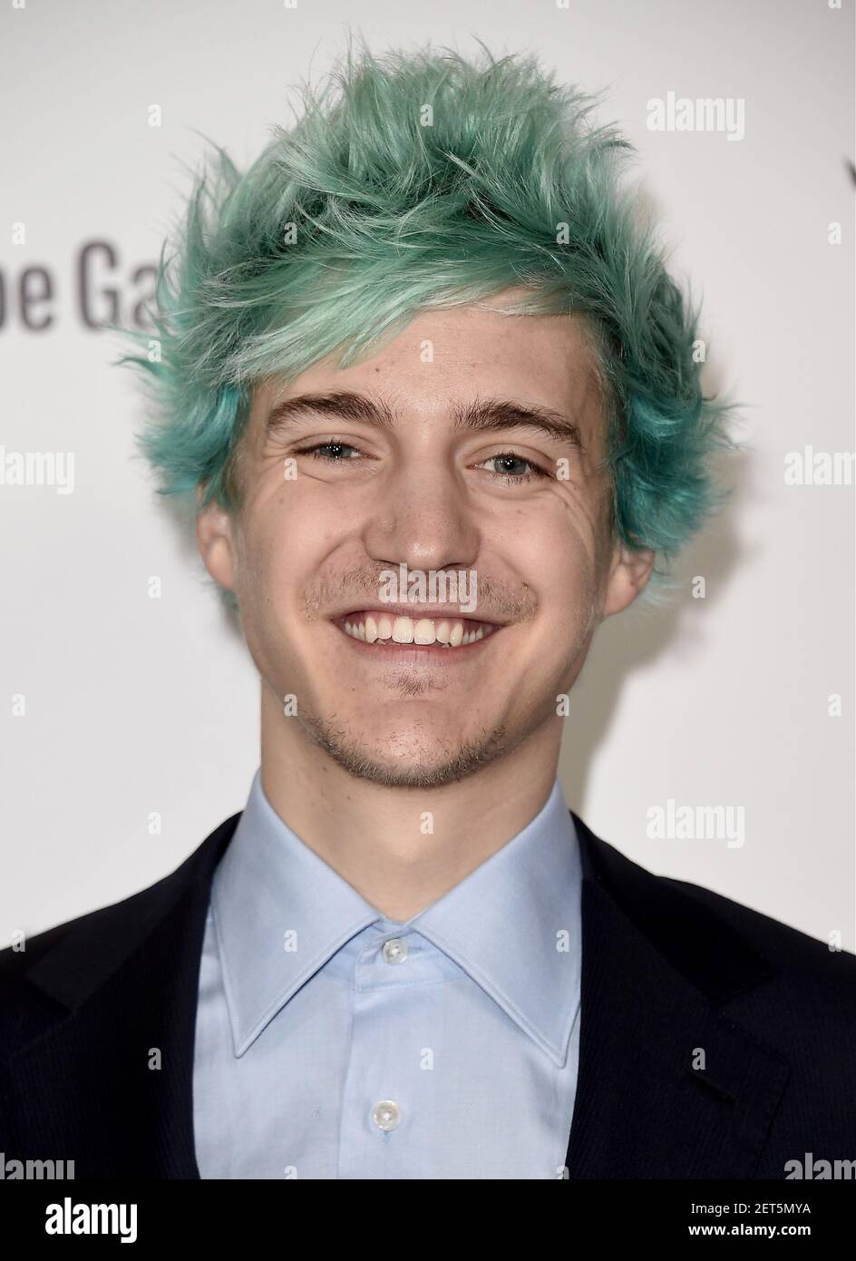 LOS ANGELES - DECEMBER 6: Ninja (L) attends the 2018 Game Awards at the ...