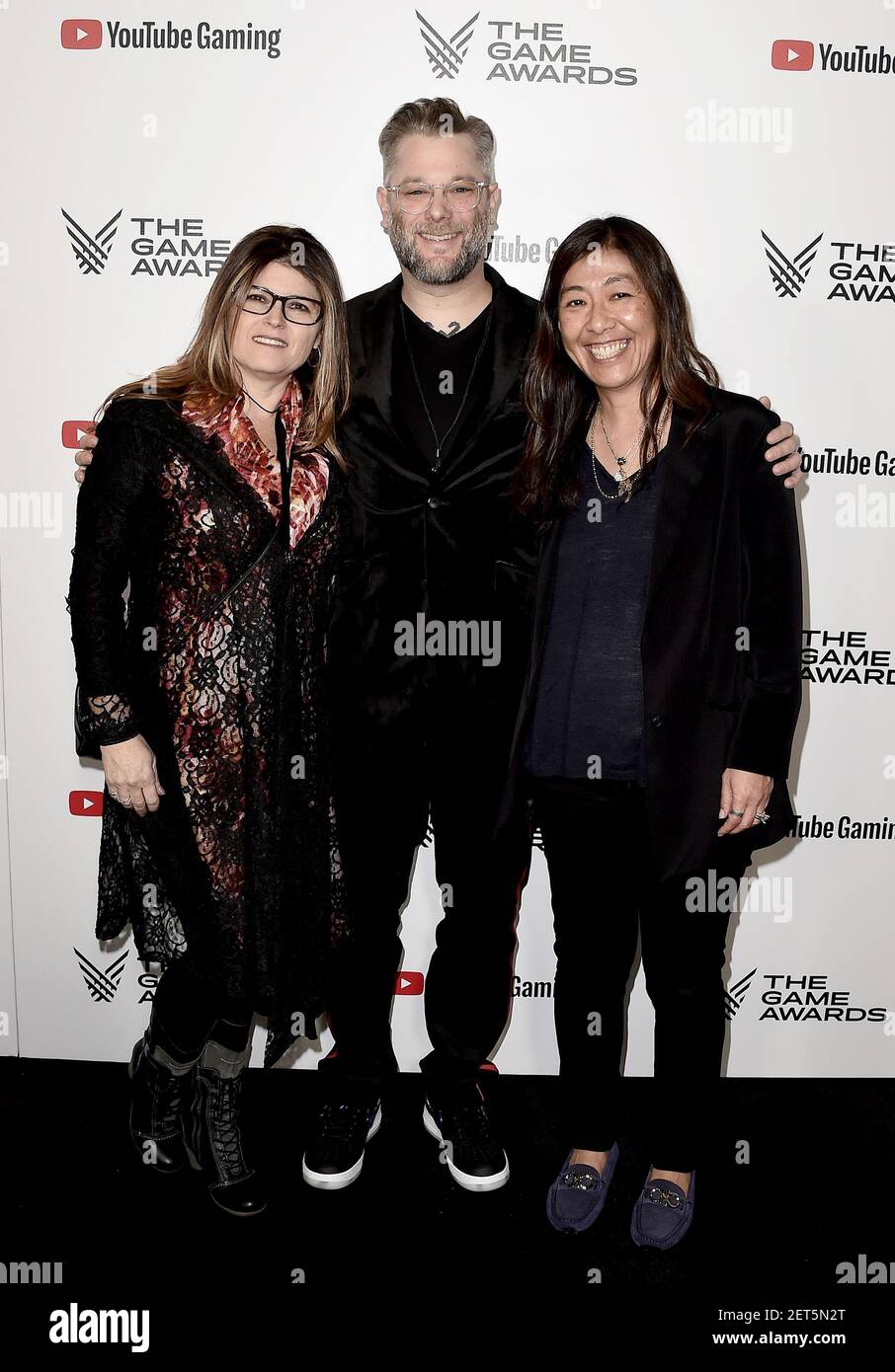 LOS ANGELES - DECEMBER 6: (L-R) Shannon Studstill, Cory Barlog and Yumi ...