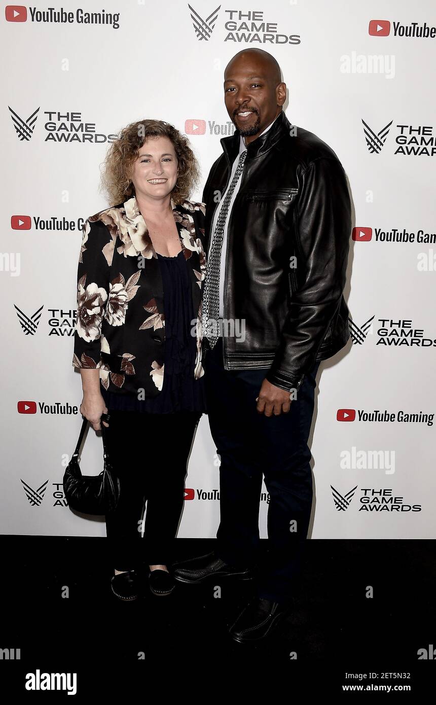 LOS ANGELES - DECEMBER 6: Marcy Lee and Shawn Lee attend the 2018 Game ...